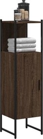 vidaXL Koupelnová skříňka 33x33x120,5 cm kompozitní dřevo [842469] Barva: hnědý dub