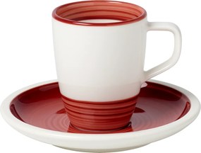 Villeroy&Boch Villeroy & Boch Manufacture Rouge šálek s podšálkem na espresso 0,10l/Ø12cm