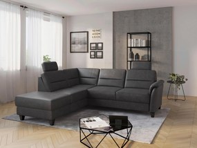 XXXLutz ROHOVÁ SEDAČKA, textil, antracitová Sit & More - Sedací soupravy - 000144019787