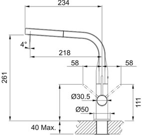 Dřezová baterie Franke FG 0562 Sinos