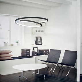 Ideal Lux LED Závěsné svítidlo Oz sp Ø 80 Barva: Mosaz, Stmívání, řízení: DALI/PUSH