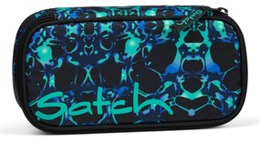 Penál Ergobag Satch – Caleido Blue 2025