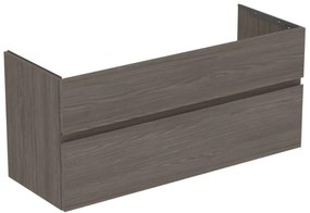 Ideal Standard Finesse - Umyvadlová skříňka, 120x44x55 cm, 2 zásuvky, Dark Elm E3385UR