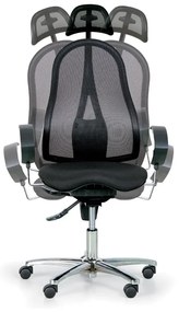 Topstar Zdravotní balanční kancelářská židle EXETER NET s opěrkou hlavy, černá
