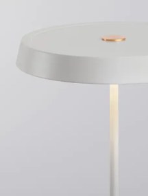 LED bílo-černá stojací lampa Vetro