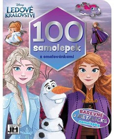Jiri Models 100 samolepek s omalovánkami Ledové Království