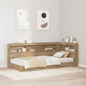 Úložné čelo postele Artisanový dub Kompozitní dřevo 3335460