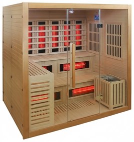 BPS-koupelny Kombinovaná sauna 2v1  - Infrasauna + finská sauna 200x160, 5-6 osob
