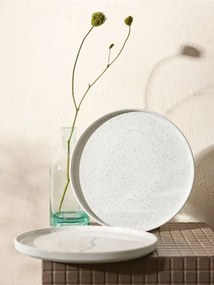 Sinsay - Nakapávané keramické talíře 2 balení - šedá