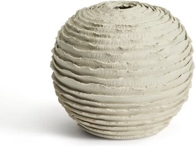 Krémová keramická ručně vyrobená váza (výška 21 cm) Evania – Kave Home