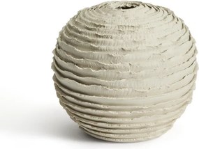 Krémová keramická ručně vyrobená váza (výška 21 cm) Evania – Kave Home