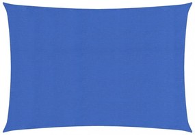 Stínící plachta obdélníková HDPE 2,5 x 3,5 m Dekorhome Modrá