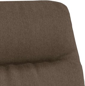 Relaxační křeslo taupe textil 341139