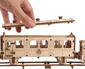 Puzzle Ugears 3D dřevěné mechanické Harry Potter Bradavický expres [6950343]