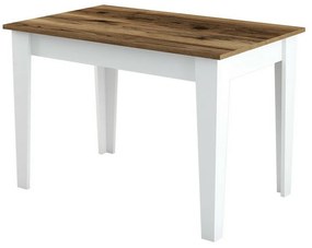 Jídelní stůl Kiev White and Walnut
