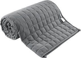 Zátěžová přikrývka antistresová 6,8 kg Rebel RBA-6014-6.8, 150 x 200 cm, šedá