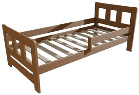 Vomaks Dětská postel se zábranou VMK010FA KIDS Rozměr: 120 x 200 cm, Barva: bezbarvý lak