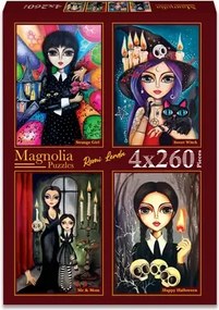 MAGNOLIA Puzzle Zvláštní holka, Milá čarodějnice, Já s mámou, Šťastný