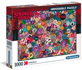 Clementoni - Puzzle 1000 Impossible Stranger things