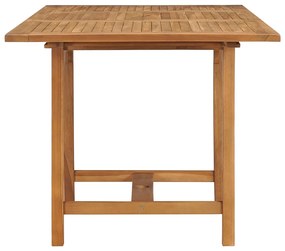 vidaXL Marketos Rozkládací zahradní stůl (110–160) x 80 x 75 cm masivní teak