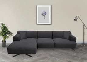 Hanah Home Rohová pohovka MARIA šedá levá 290 cm 632CNA1101