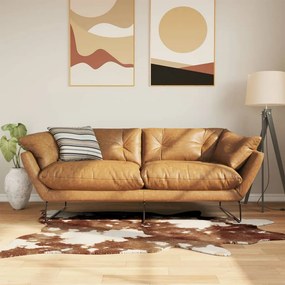 Koberec hnědý a bílý 120 x 170 cm kravský vzor 136624