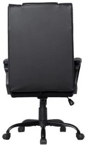 Autronic Kancelářská židle Židle kancelářská, černá ekokůže, kovový kříž (KA-Y386 BK)