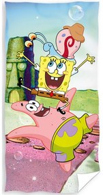 Dětská osuška Sponge Bob a Přátelé  70x140 cm