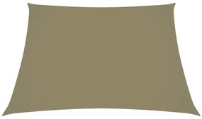 vidaXL Stínící plachta oxfordská látka čtvercová 7 x 7 m béžová