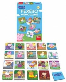 Dino Pexeso Prasátko Peppa/Peppa Pig 48 pevných kartiček