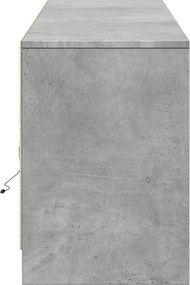 TV skříňka s LED betonově šedá 180x34x50 cm kompozitní dřevo 3307915