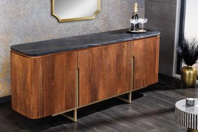 Designová komoda Daichi 160 cm mango/mramor