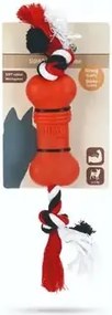 Beeztees Sumo Mini Fit kost 4.5x4.5x11cm červená / Hračka pro psy