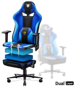 Látková herní židle Diablo X-Player 2.0 Normal Size: Frost Black/černá Diablochairs