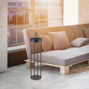 LD 19301-18 ANSELM LED stolní lampa na baterie černá 50cm dotykový stmívač IP44 zahradní svítidlo 2700K - JUST LIGHT