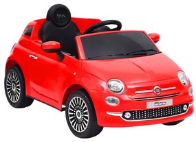 Dětské elektrické auto Fiat 500 červené - Default Title