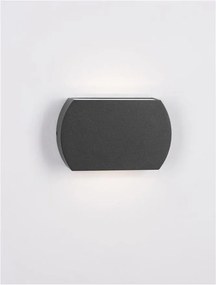 NV 9492630 Venkovní nástěnné svítidlo PARRIS antracitový hliník a čiré sklo LED 7.7W 3000K 220-240V 253st. IP65 - NOVA LUCE