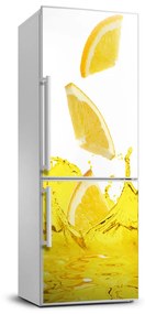 Wallmuralia Nálepka na ledničku Citronová šťáva 60x180 cm
