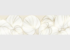 Samolepící bordura na zeď Zlaté Záření | 5 m x 13.8 cm | DWB8295
