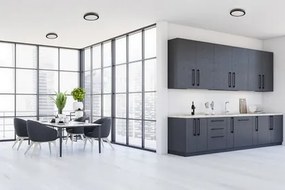 LED svítidlo Kanlux BENO ECO 20W CCT O B černé 20W 3000K/4000K/6500K IP65 38383