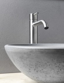 Sapho Sapho, MINIMAL stojánková umyvadlová baterie vysoká bez výpusti, nerez, MI202