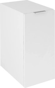 Sapho Cirasa koupelnová skříňka spodní 30 x 64 x 46 cm koš na prádlo bílá lesk CR318-3030