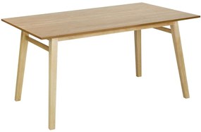 Jídelní stůl 150 x 90 cm světlé dřevo VARLEY Beliani