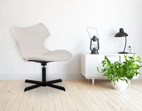 Relaxační křeslo Welland umělá kůže – bílá