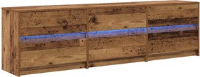 TV jednotky 180 x 34 x 50 cm Staré dřevo Kompozitní dřevo 3385628