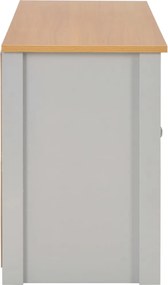 TV stolek šedý 120 x 39 x 58 cm 283740
