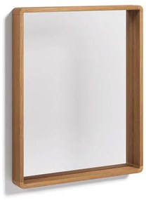 Zrcadlo enivek 80 x 65 cm přírodní MUZZA