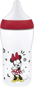 Kojenecká láhev NUK Perfect Match s kontrolou teploty Disney Minnie 260 ml red