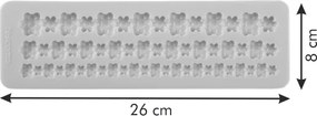 TESCOMA silikonové formičky DELÍCIA DECO, bordura s květinkami