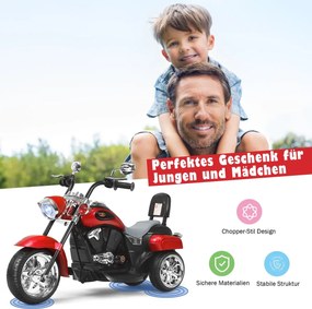 Costway Motocyklový elektrický motocykl ve stylu Chopper Dětský motocyklový